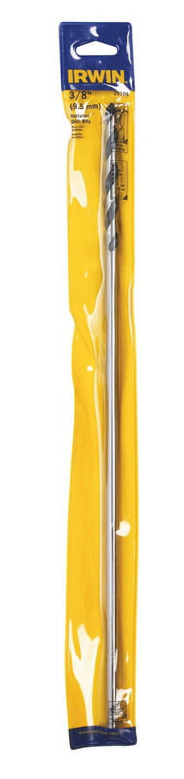 Irwin 3/8 in. Dia. x 18 in. L Steel Bell Hanger Bit Straight Shank 1 pc ...