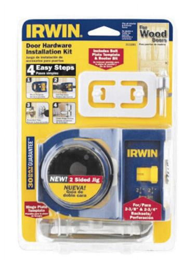 Irwin 3111001 Wooden Door Lock Installation Kit - Walmart.com