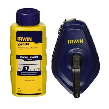 Irwin Strait-Line 10 oz. Chalk Line Reel 100 ft. - Walmart.com