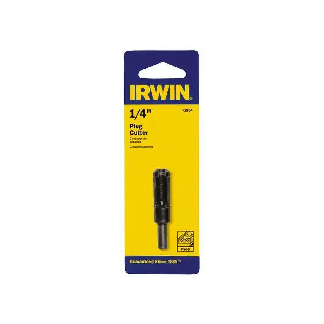 Irwin 43904 Cutter Plug Steel 1/4 Inch, Each - Walmart.com