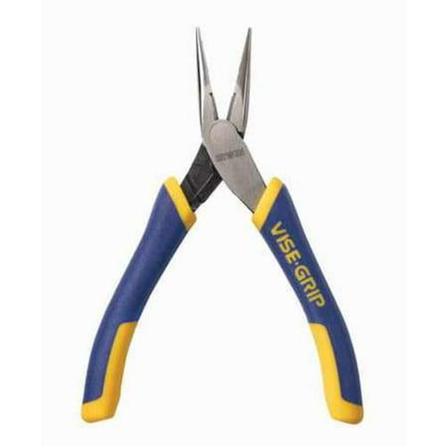 Irwin 5 1/4 in Vise-Grip Long Nose Plier, Side Cutter Pro Touch Handle ...