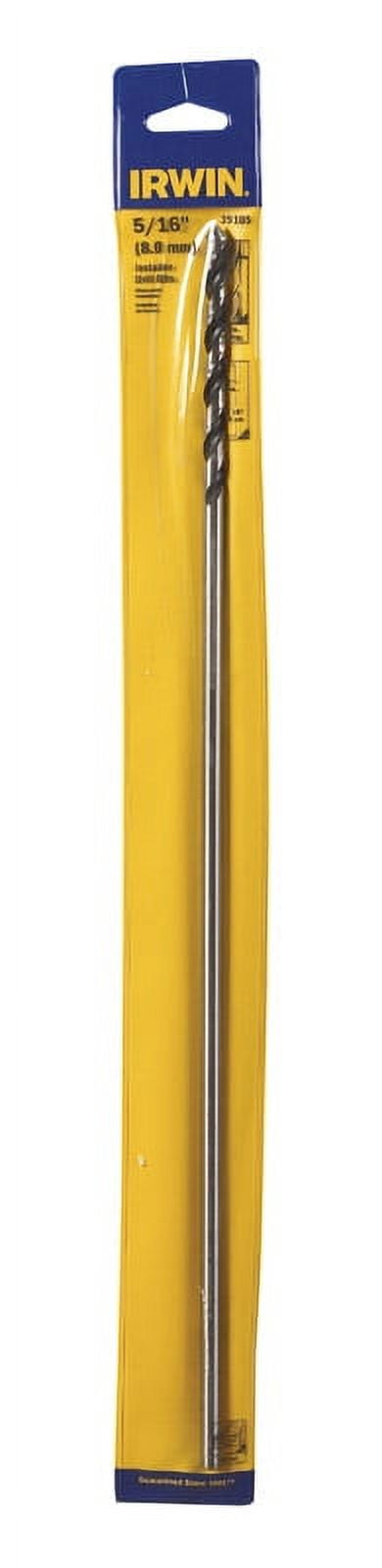 Irwin 5/16 in. Dia. x 18 in. L Steel Bell Hanger Bit Straight Shank 1 ...