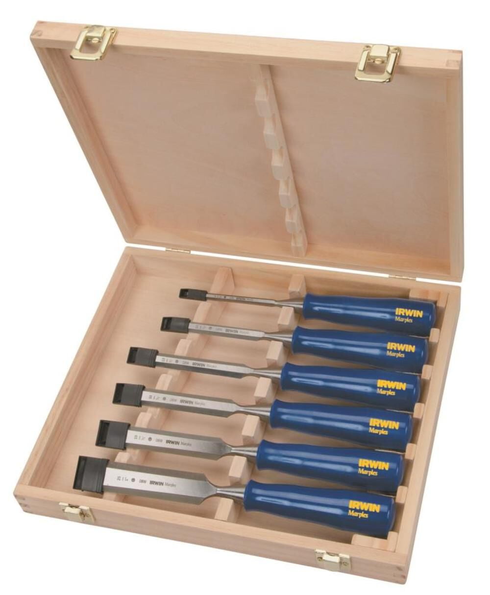 IRWIN Marples Chisel Set for Woodworking, 6-Piece (M444SB6N) - Walmart.com