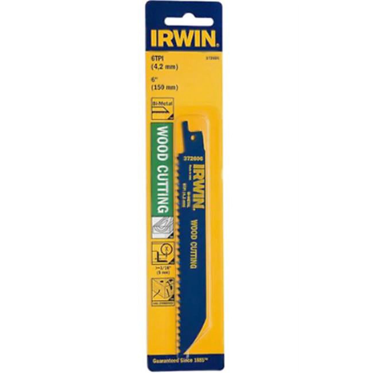 Irwin 6 in. Wood Cutting Reciprocating Blades - Pack of 5 - Walmart.com