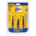 Irwin/Hanson 10502CB 3pc Cobalt Unibit Step Drill Set - Walmart.com