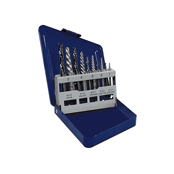 IRWIN, Spiral Extractor & Drill Bit Set, 11119 10pc, Metal Index ...