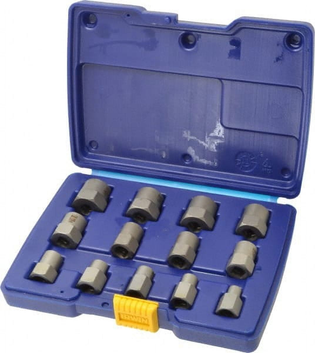 Irwin Hanson 13 Piece Bolt Extractor Set 3/8" Drive, Molded Plastic ...