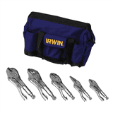 Irwin Vise-Grip 5-Piece High-Grade Alloy Steel Locking Pliers Set in ...