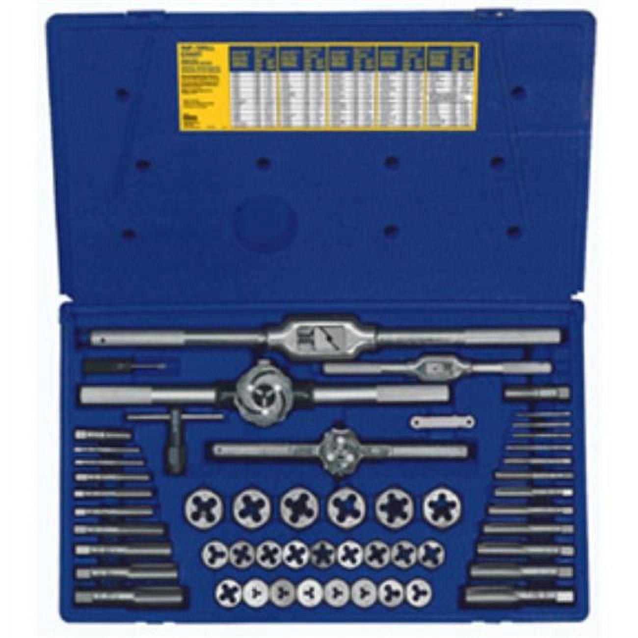 Irwin Hanson AHN-26394 Metric Tap & Die Set - 53 Piece - Walmart.com