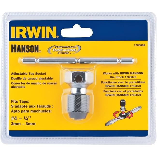 Irwin Hanson HN1766068 No.4 0.25 in. PTS T-Handle Tap Wrench for Die ...