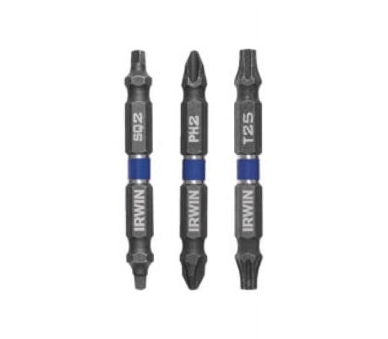 Irwin IWAF32DEP2S23 Bit Impact De Ph2/Sq2 3Pk 2-1/2In 3 Pack - Walmart.com