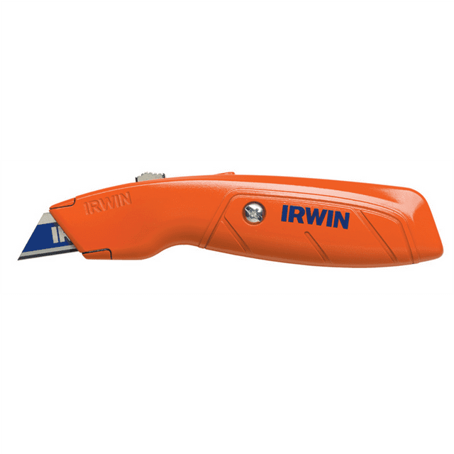 Irwin Industrial Retractable Box Utility Knife; Includes 3 Blades ...