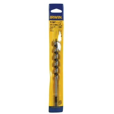 Irwin 5/16 in. Dia. x 7.5 in. L Auger Bit Carbon Steel 7/32 in. Hex ...
