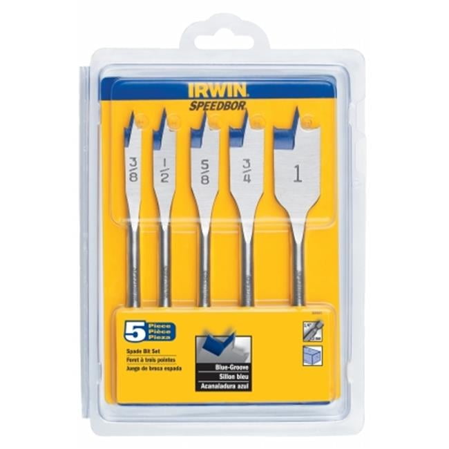 Irwin Industrial Tool Speedbor Blue Groove Set 5 Count - Walmart.com