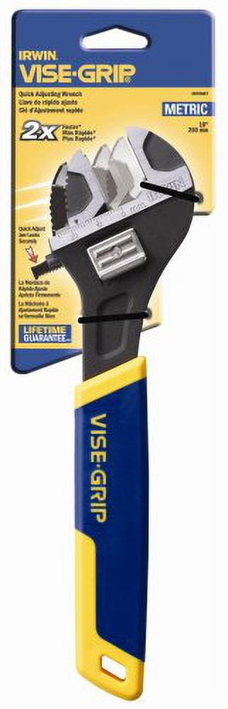 Irwin Industrial Tools 2078607 10-Inch Metric Quick Adjusting Wrench - Walmart.com