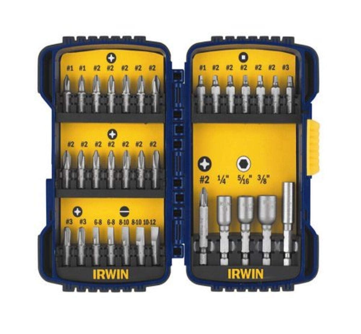 Irwin Industrial Tools 3057017 Fastener Drive Screwdriver Bit Set, 33 ...