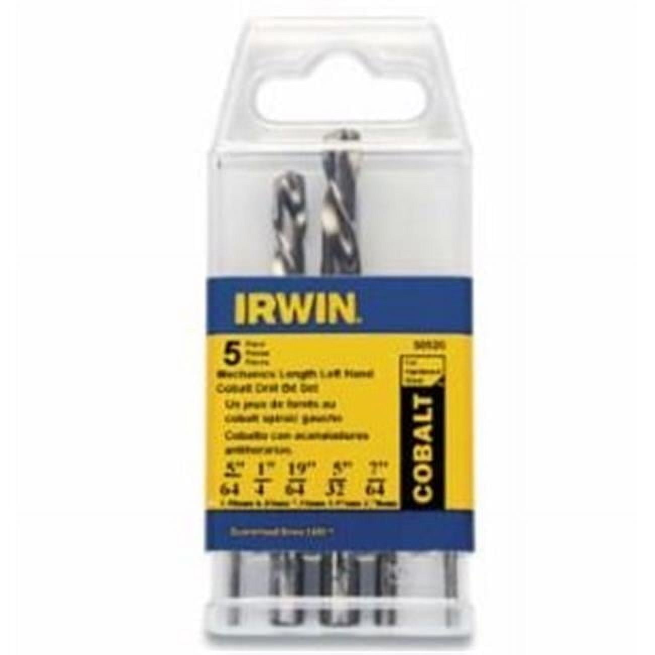 Irwin Left Hand Drill Bit Set - 5 Piece - Walmart.com