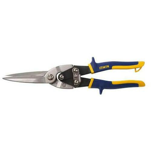Irwin Metal Cutting Snip, Straight/Curve, 11 3/4 in, Cold Formed High ...