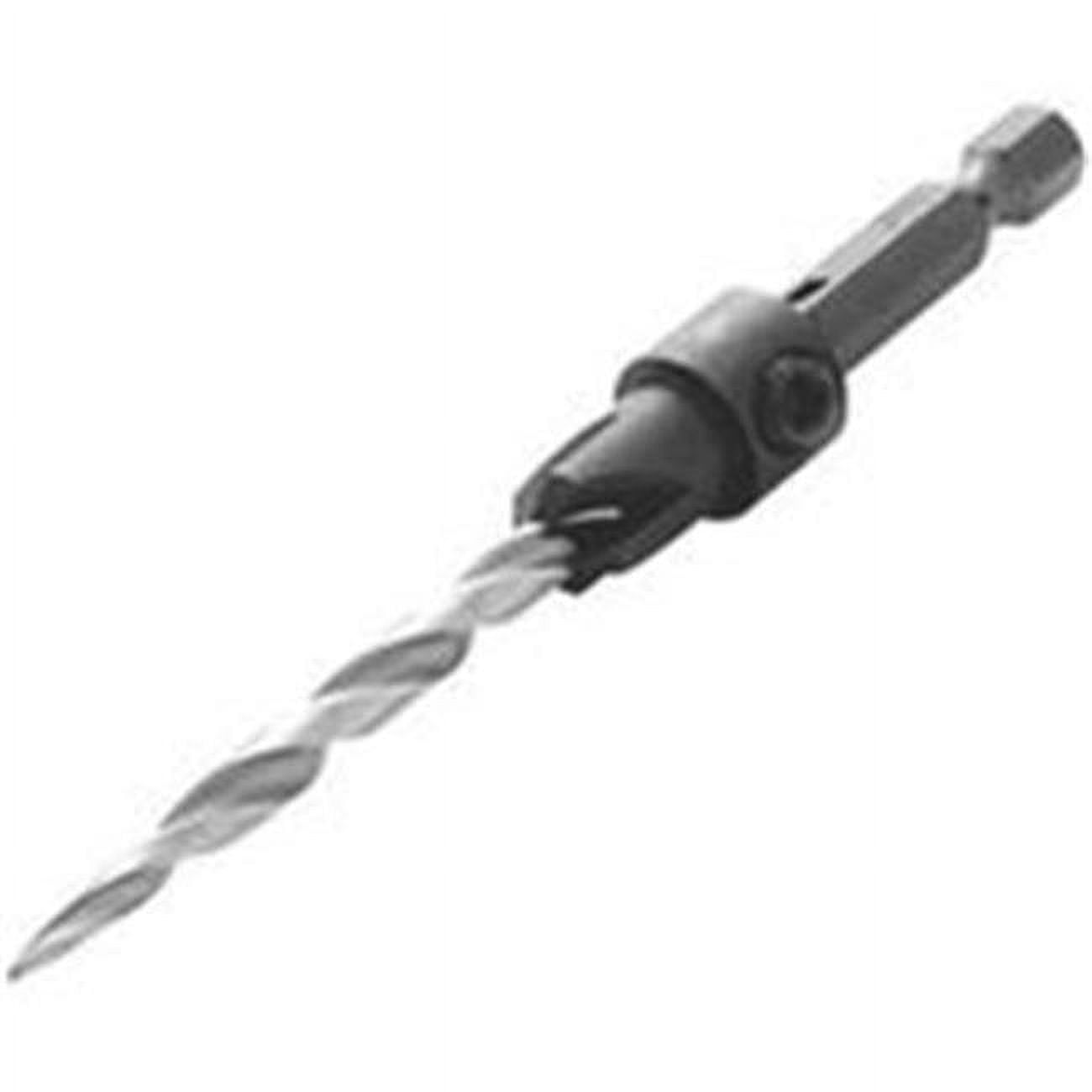 Irwin Multi Size Dia. Steel Wood Countersink 1/4 in. Round Shank 8 pc ...