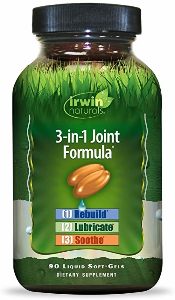 Irwin Naturals Irwin Naturals 3-in-1 Joint Formula, Soft-Gels (Pack of ...