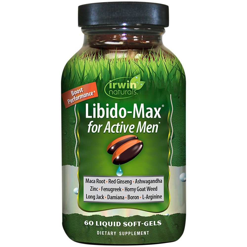 Irwin Naturals Libido-Max for Active Men 60 Sgels - Walmart.com