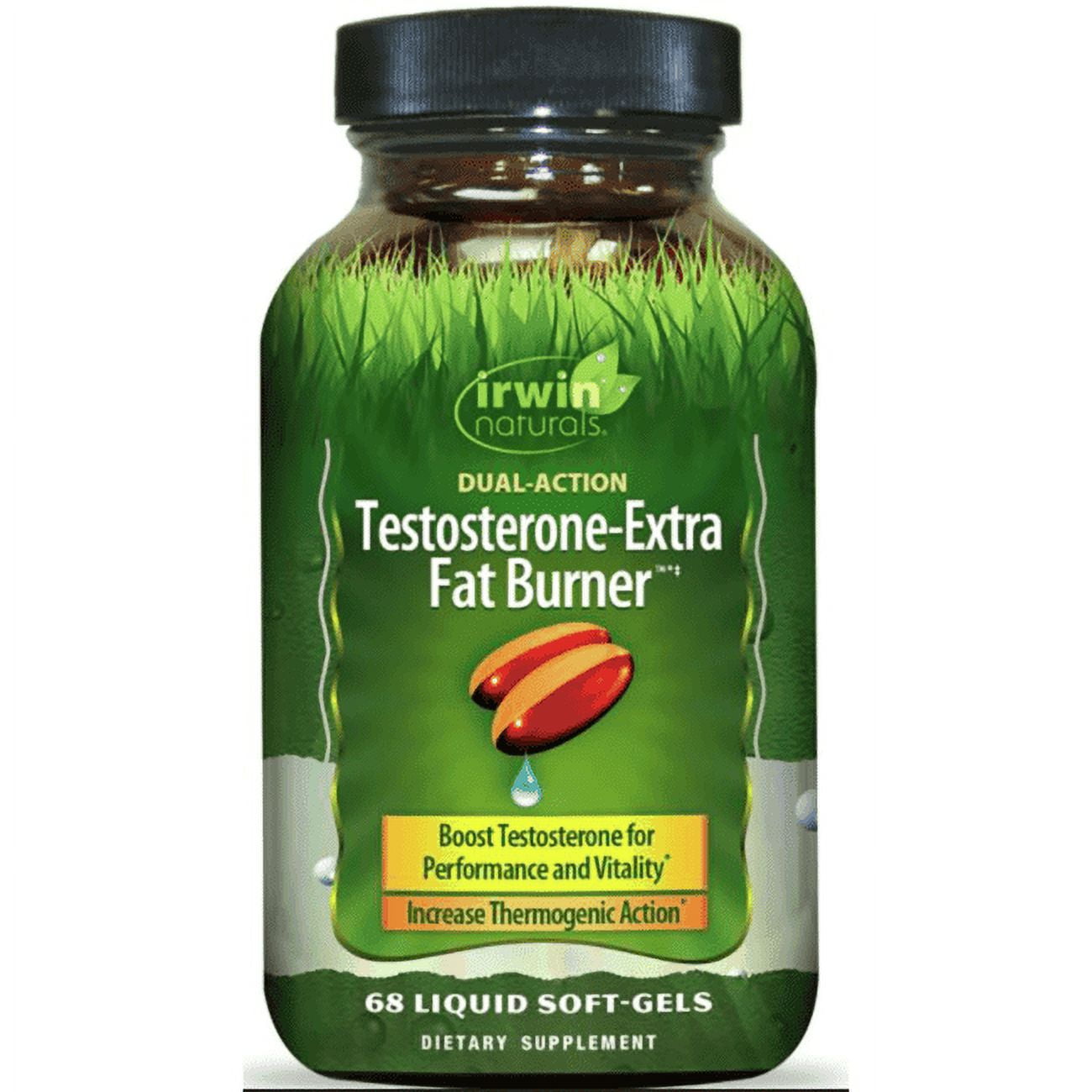 Irwin Naturals Testosterone-Extra Fat Burner, Weight Loss Supplement ...