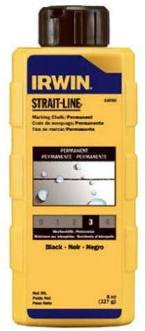 Irwin Permanent Staining Marking Chalks, 8 oz, Permanent Black, 6 BX ...
