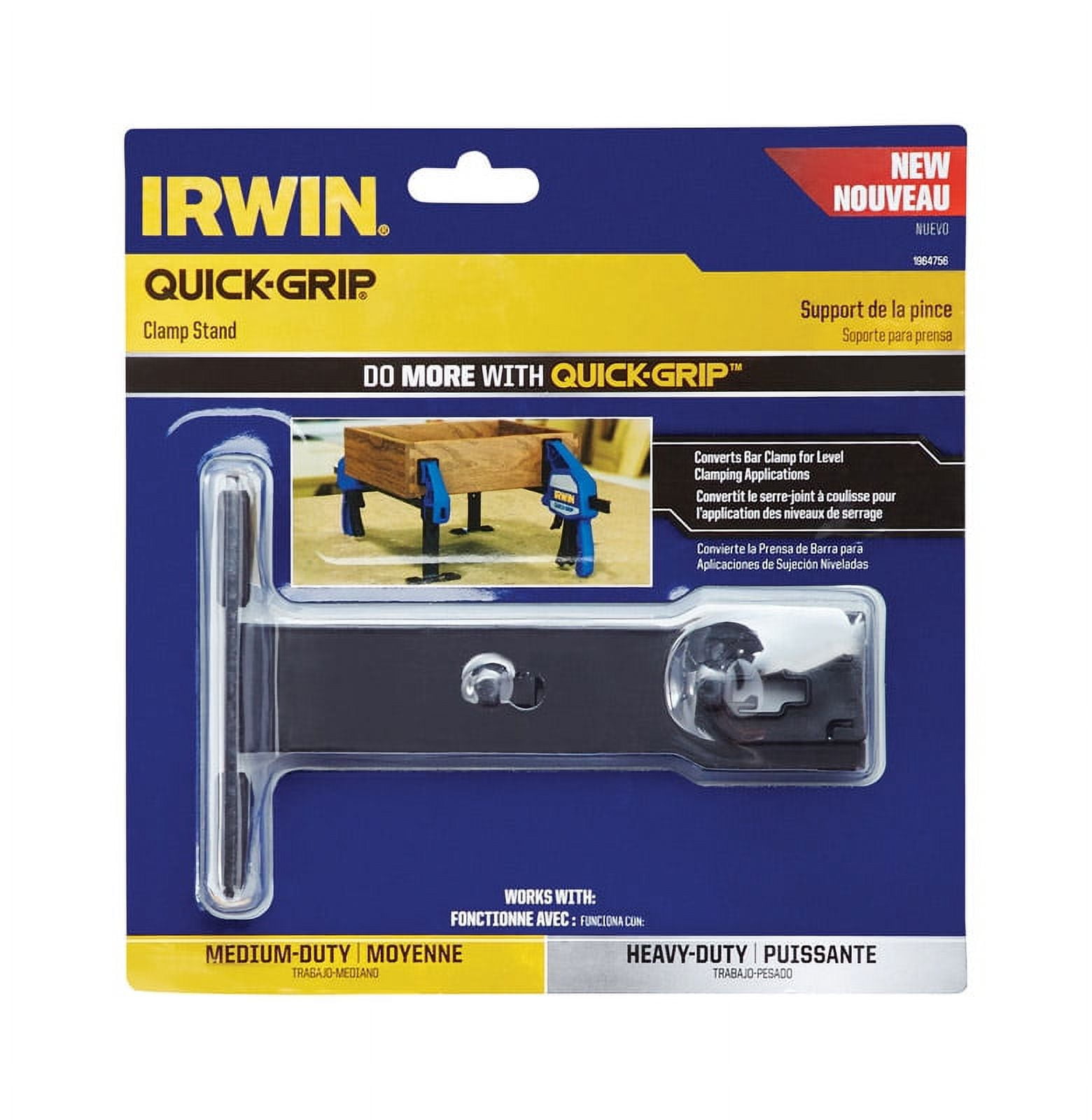 Irwin Quick-Grip 3.5 in. D Plastic Bar Clamp 300 lb. 1 pc. - Walmart.com
