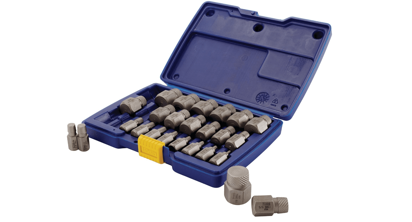 Irwin Screw Extractor Set, Hex Head, Multi-Spline, Carbon Steel ...