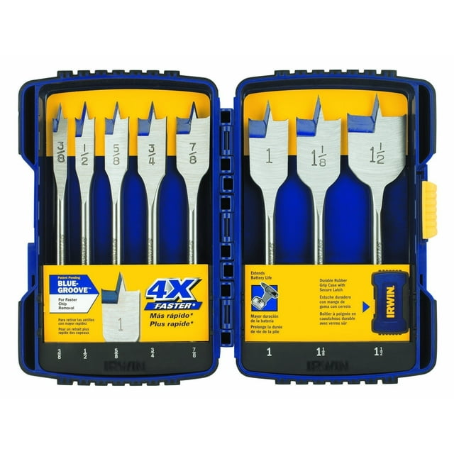 Irwin Speedbor Multi Size Dia. x Multiple L Carbon Steel Wood Boring ...