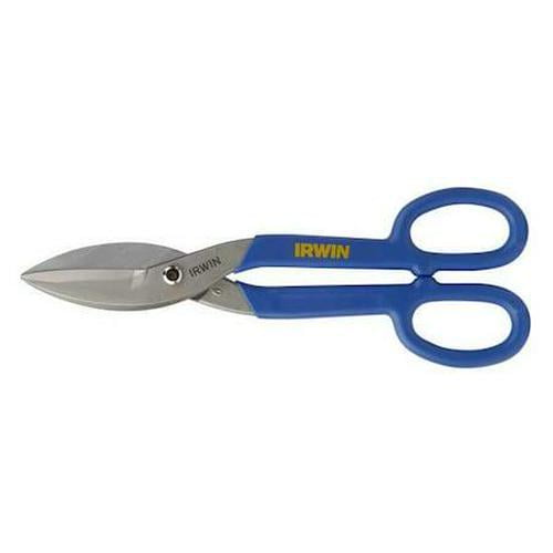 Irwin Tinners Snip, Straight and Wide Curve, 12 3/4 in, Hot Drop Forged ...