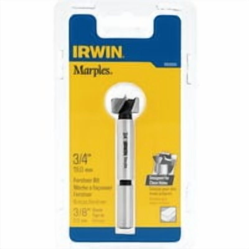 Irwin Marples 3/4 in. Dia. x 4 in. L Carbon Steel Forstner Drill Bit 1 ...