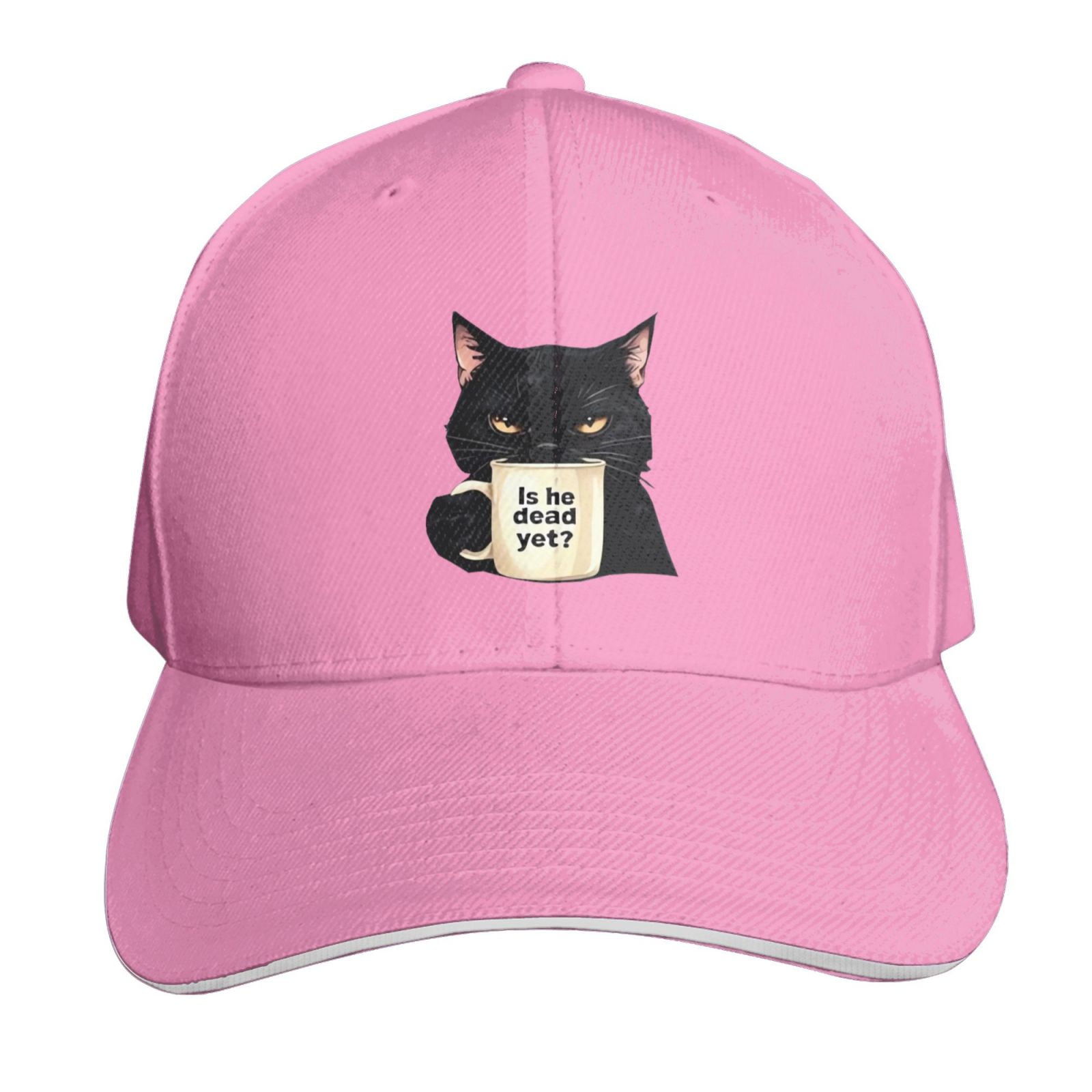 Is He Dead Yet Cap is He Dead Yet Hat Funny Cat Sarcastic Quotes Saying ...