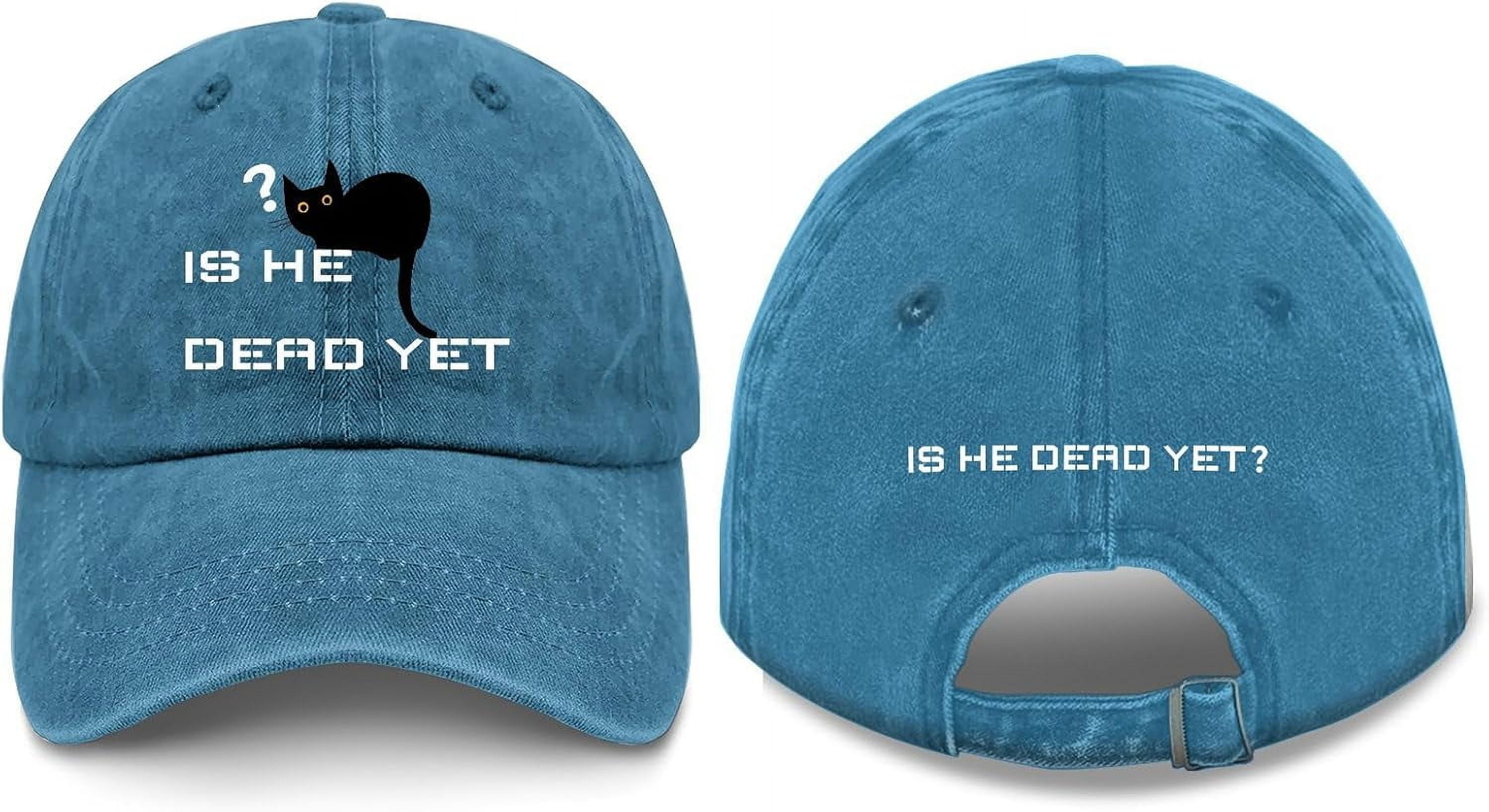 Is He Dead Yet Hats For Grandma Washed Distressed Baseball Caps Next ...