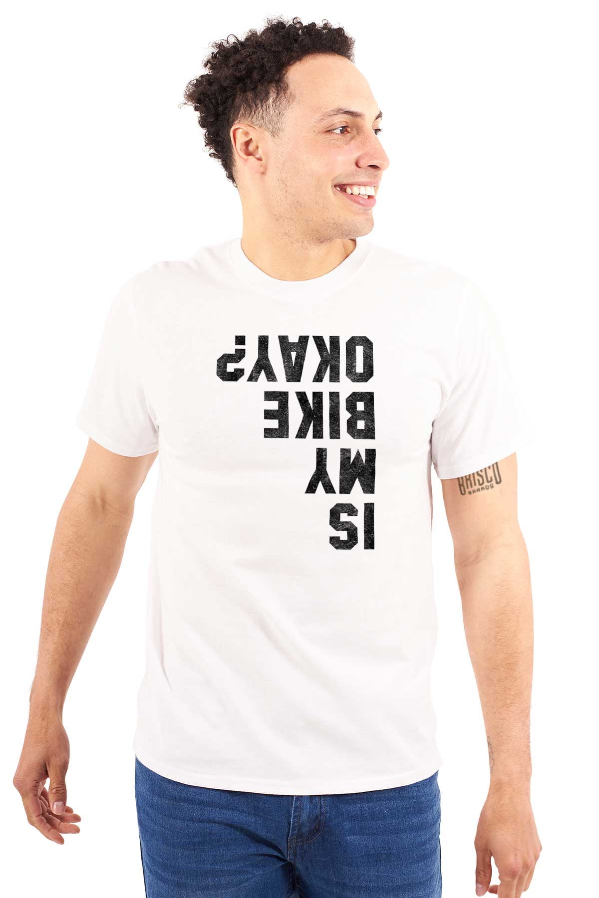 Is My Bike Okay Motorcycle Biker Unisex Plus Size Graphic Tee Brisco Brands 2X - Walmart.com