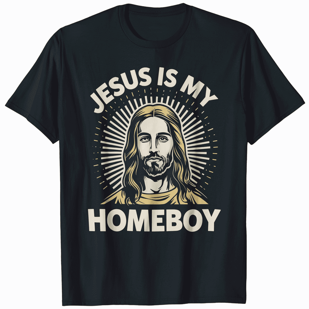 Is My Homeboy Jesus Contemporary Christian T-Shirt - Walmart.com
