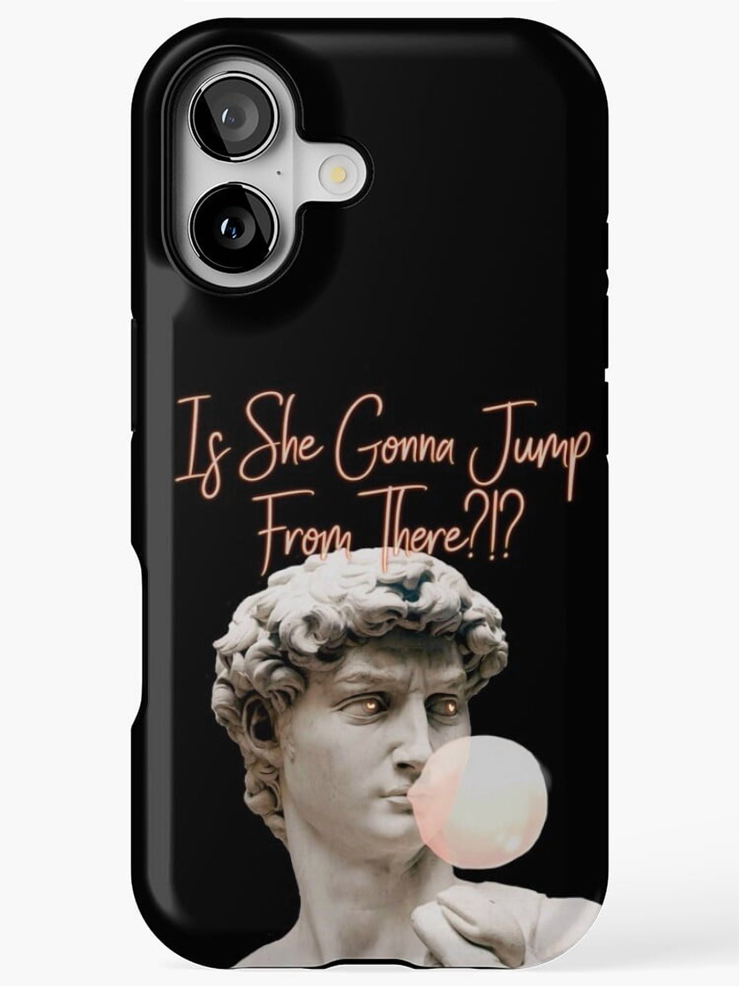 Is She Gonna Jump Funny Meme Quote Protective and Compatible iPhone 11 ...