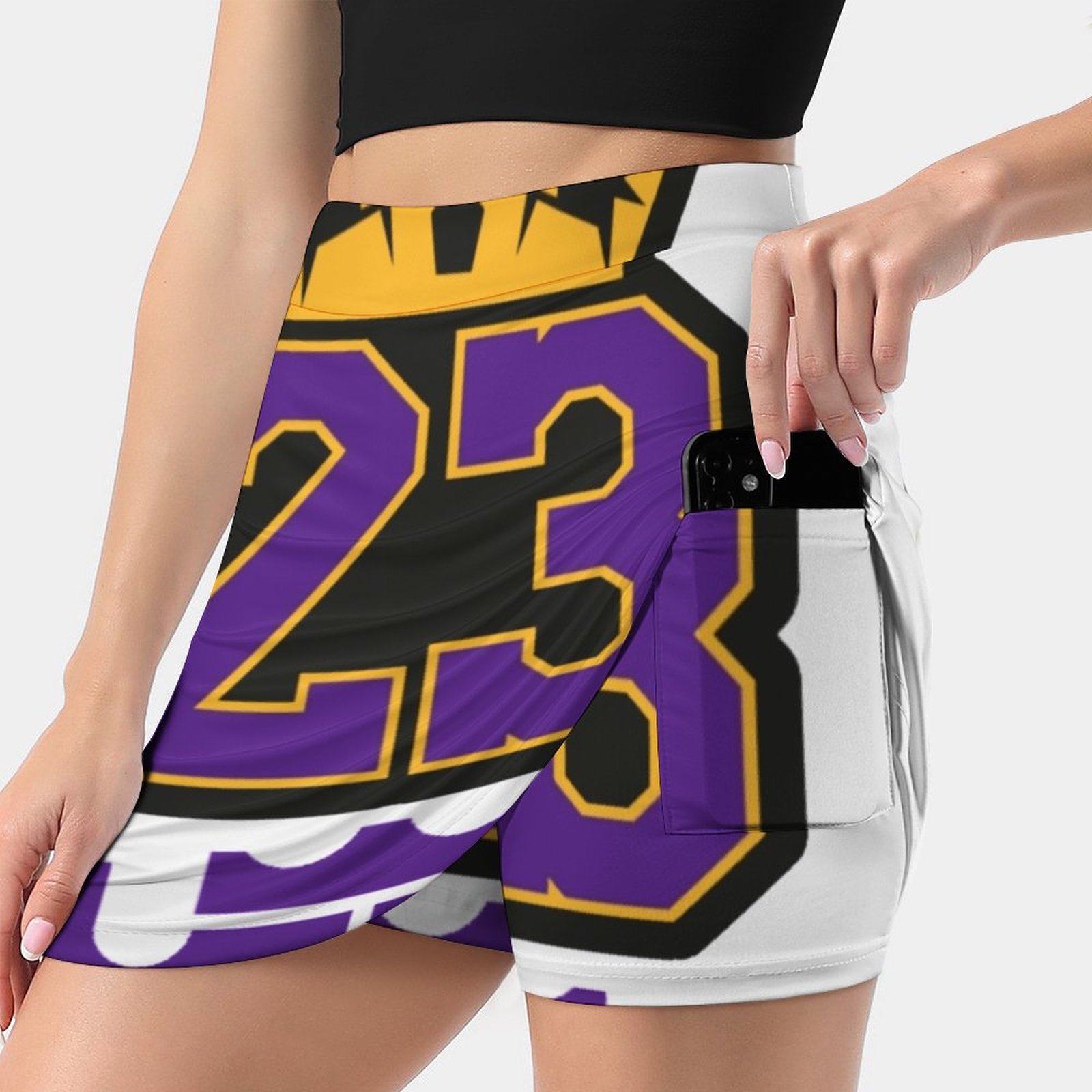 Is The Only King Women Sports Lining Skirt Tennis Dance Fitness Short ...