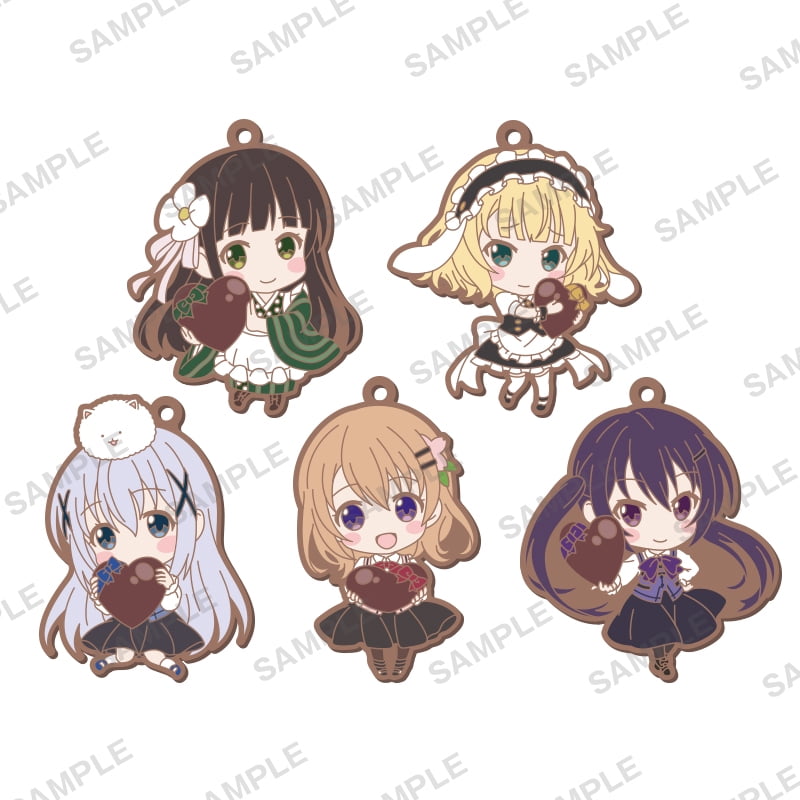 Is The Order A Rabbit? Capsule Rubber Mascot Strap Vol.3 - Set of 5 ...