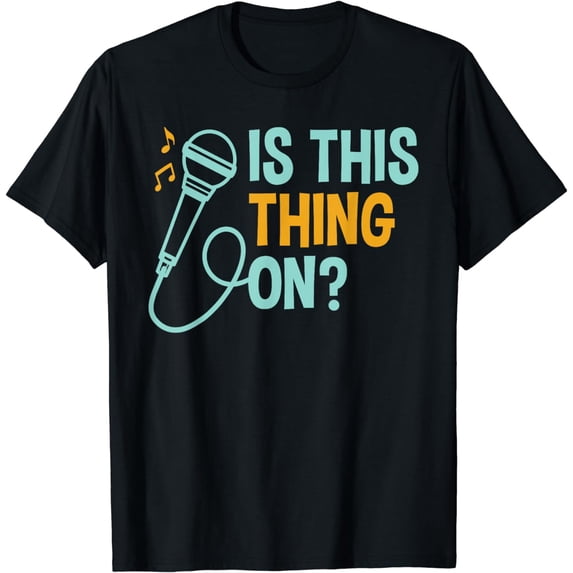 Is This Thing On? Comedian Funny Stand Up Comedy T-Shirt - Walmart.com