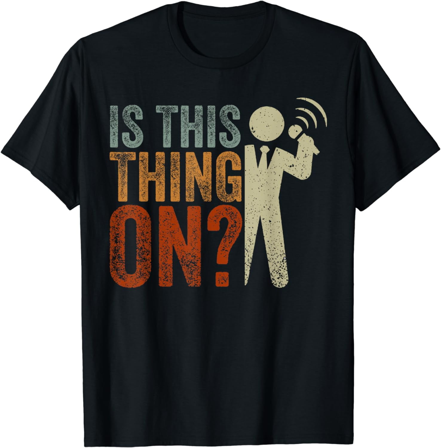 Is This Thing On Stand-Up Comedy | Comedian | Mic T-Shirt - Walmart.com