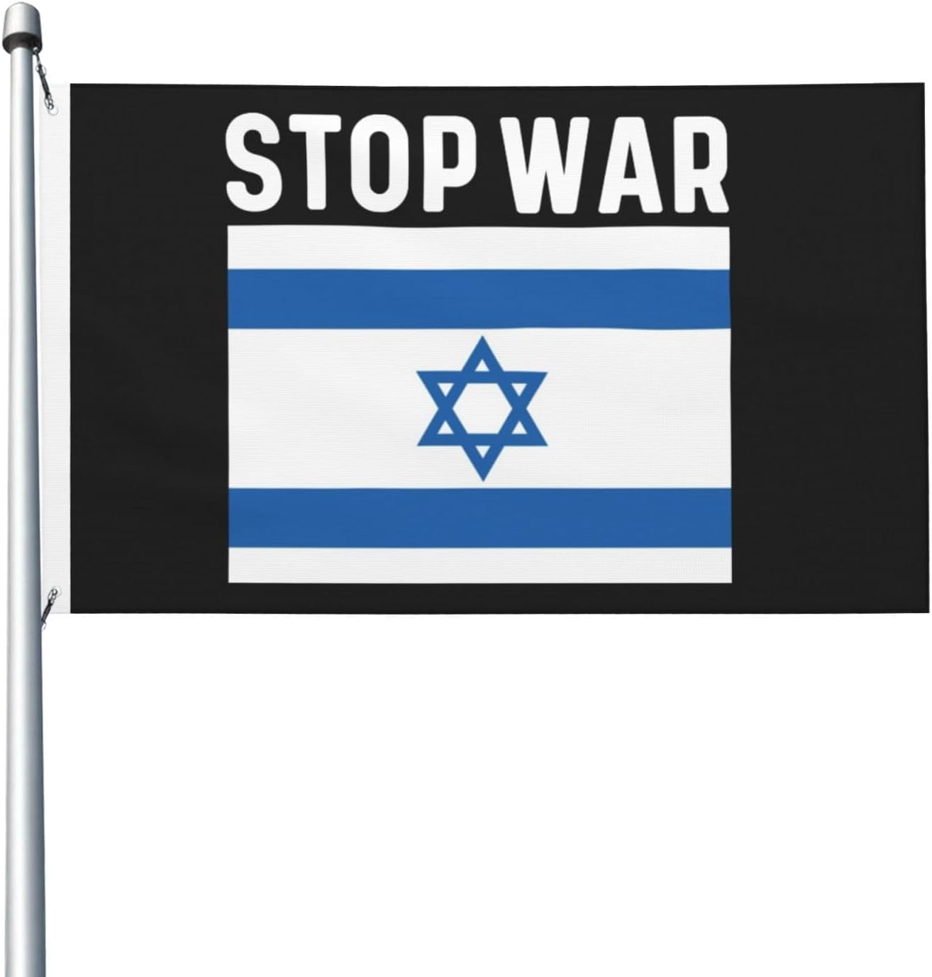 Is-rael Flag Stops Wars I Stand With Is-rael Flag For Room Teen Double ...