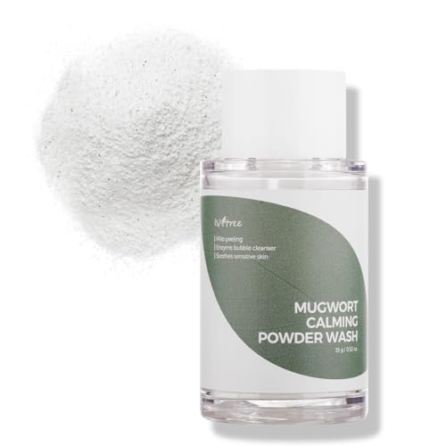 IsNtree Mugwort powder wash 15g | Mild peeling | Enzyme bubble cleanser ...