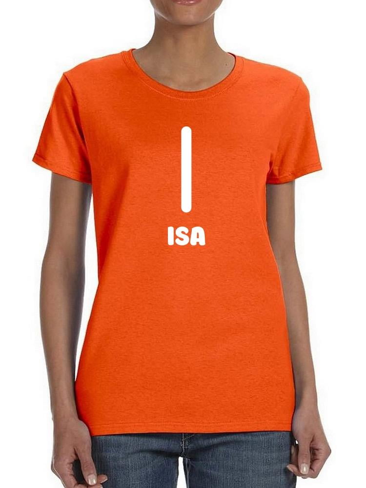 Isa Rune Meaning Ice Shaped T-Shirt Women -Image by Shutterstock ...
