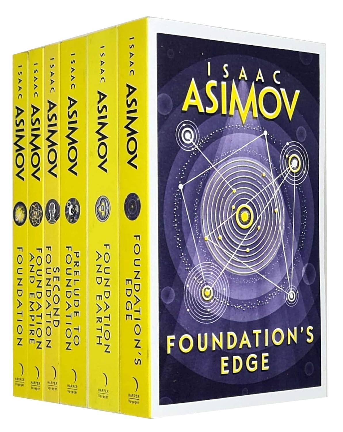 Isaac Asimov foundation series 6 books collection set - Walmart.com