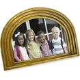 Isaac Jacobs 4x6 Horizontal Gold Arc Resin Picture Frame with Gradient ...