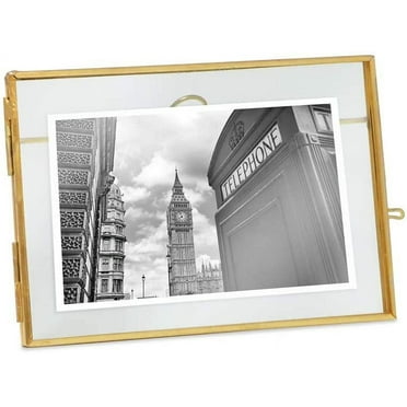 Isaac Jacobs 8x10 Clear Acrylic Magnetic Photo Frame for Tabletop ...