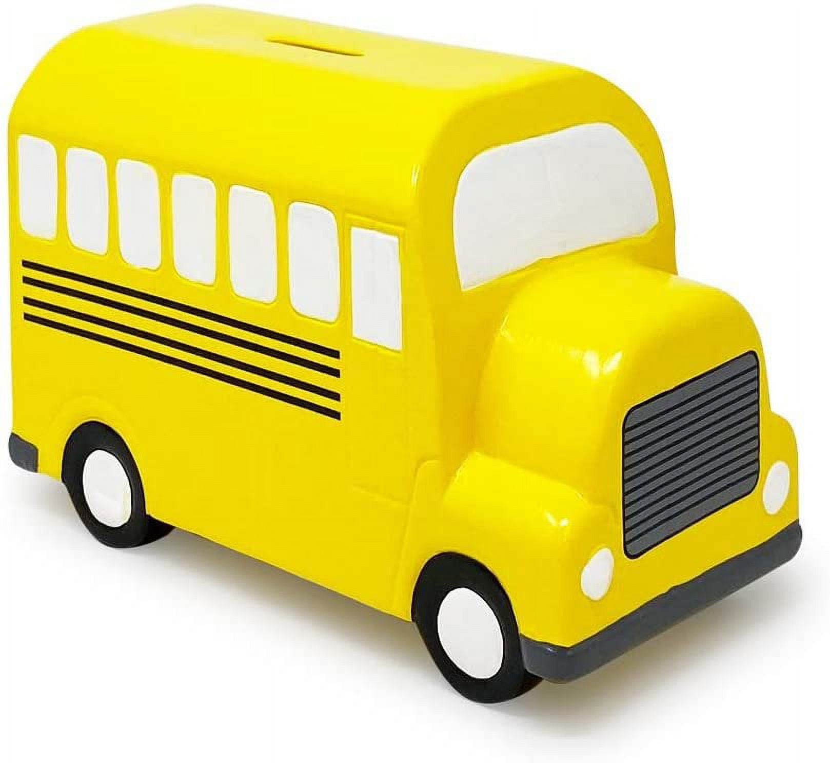 Isaac Jacobs Ceramic Vehicle Coin Bank for Kids, Great for Gifts, Home ...