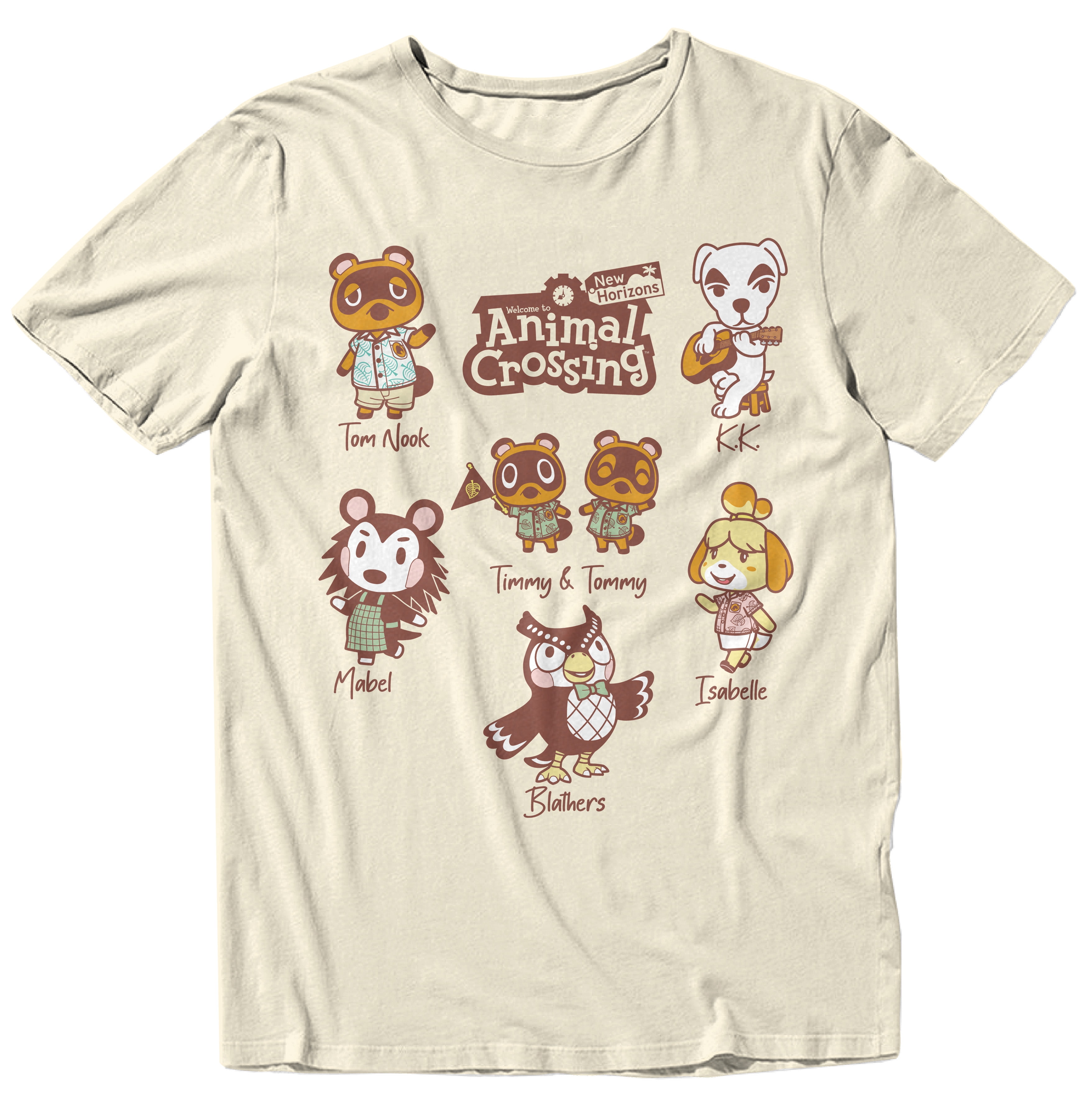 Isaac Morris Limited Animal Crossing Characters Mens and Womens Short ...
