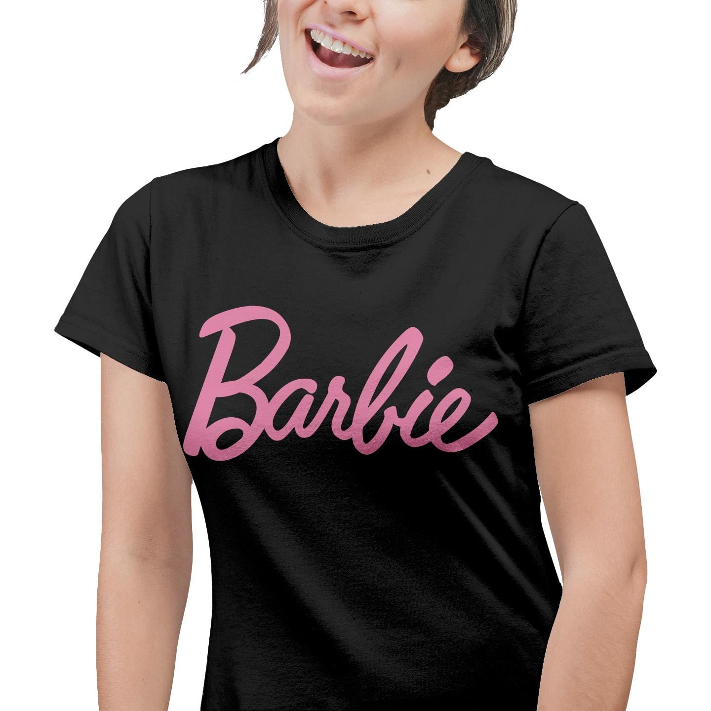 Isaac Morris Limited Barbie Logo Mens and Womens Short Sleeve T-Shirt ...